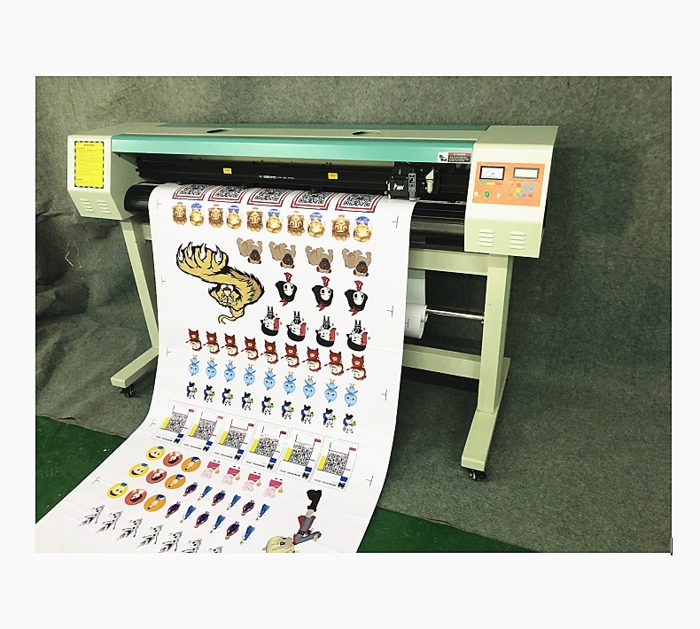 980mm/38" cutter plotter with laser and blade for vinyl sticker and non ...